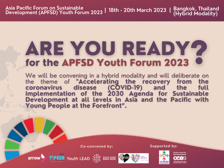 upcoming - APFSD Youth Forum
